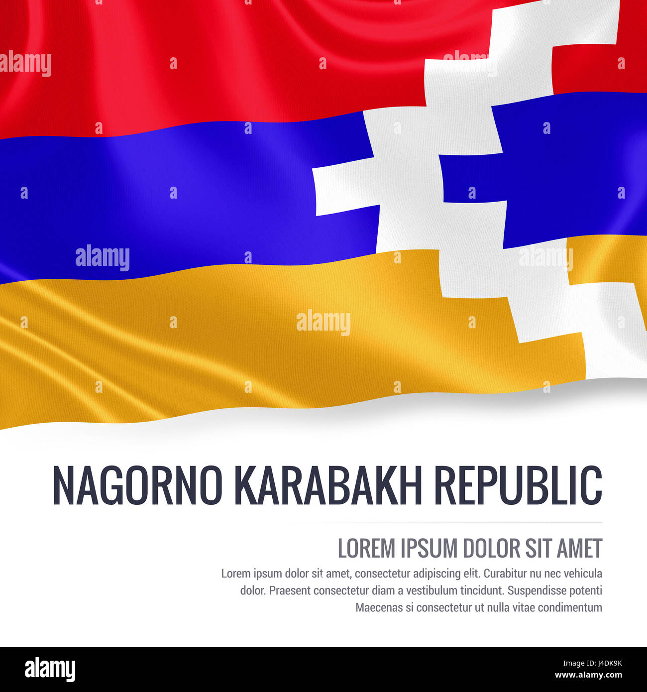 Nagorno karabakh republic flag hi-res stock photography and images - Alamy