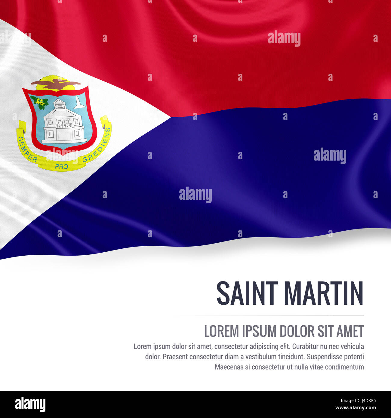 Flag of saint martin hi-res stock photography and images - Alamy