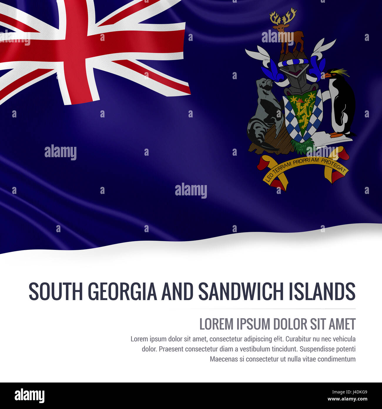 Waving grunge flags georgia hi-res stock photography and images - Alamy