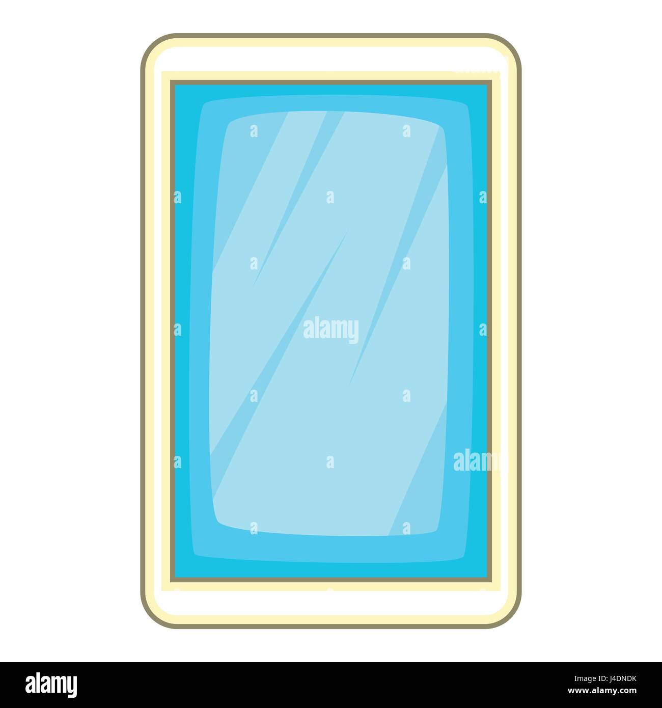 Blue smartphone icon, cartoon style Stock Vector Image & Art - Alamy