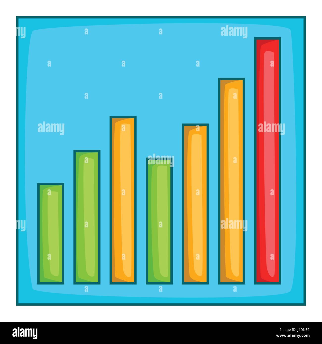 Chart graph icon, cartoon style Stock Vector Image & Art - Alamy