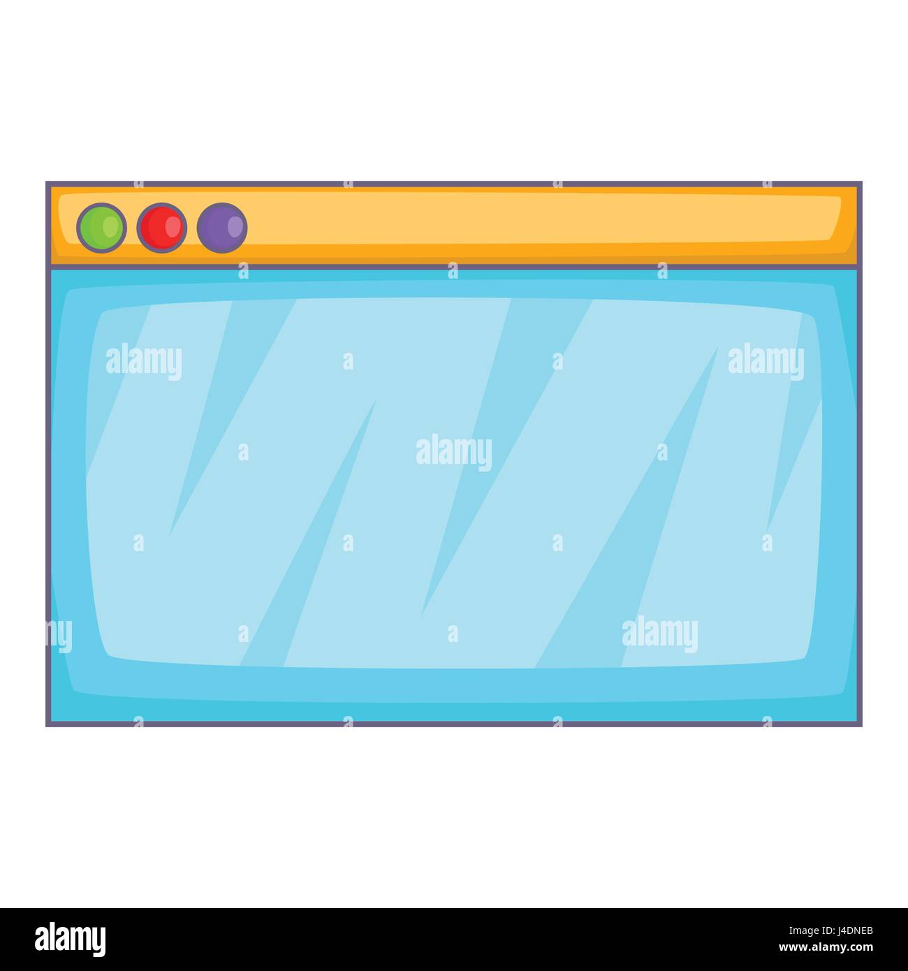 Browser window icon, cartoon style Stock Vector Image & Art - Alamy