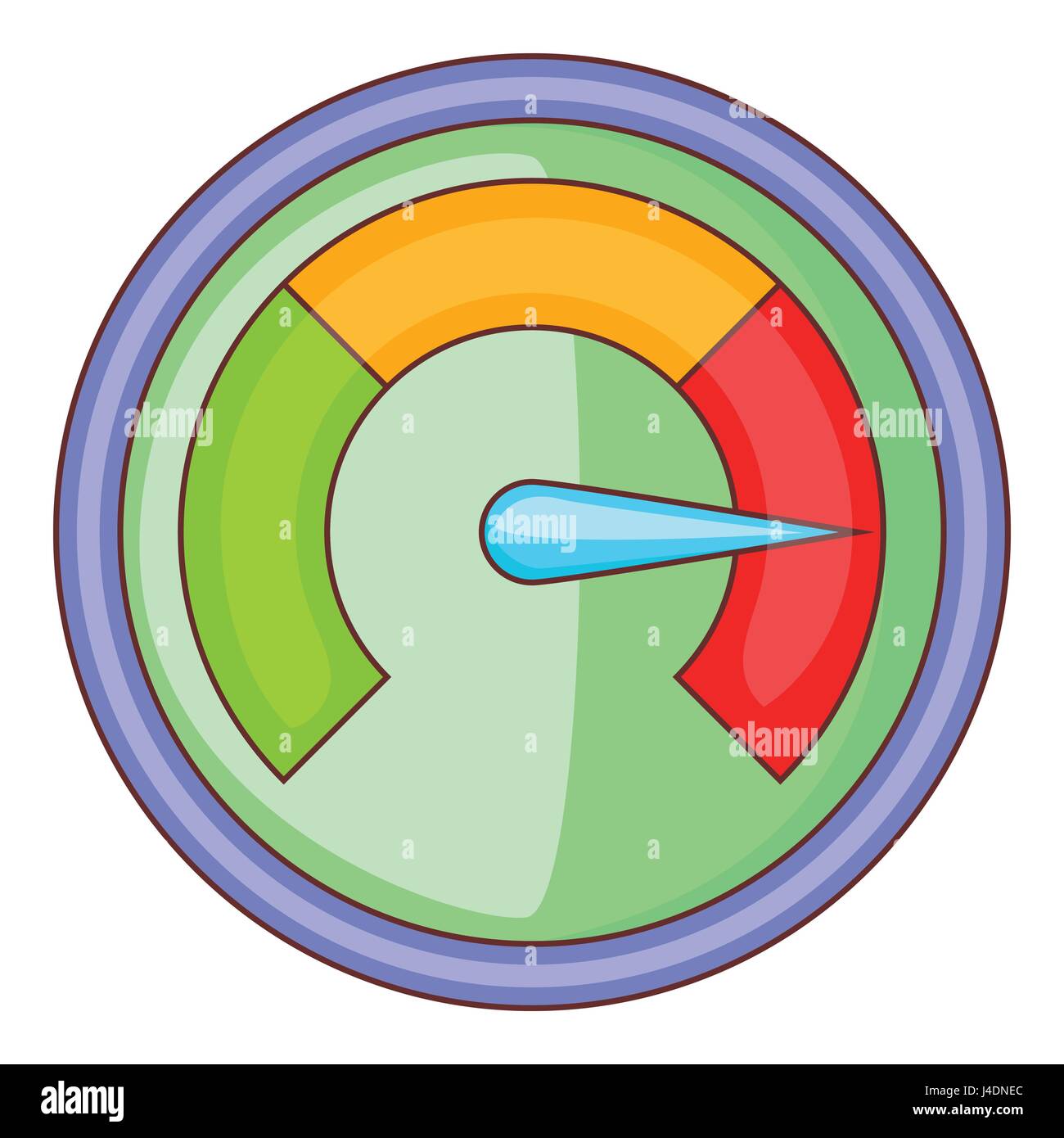 Speedometer icon, cartoon style Stock Vector Image & Art - Alamy