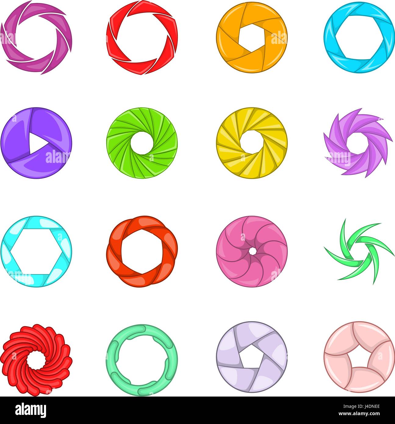 Diaphragm icon cartoon style hi-res stock photography and images - Alamy