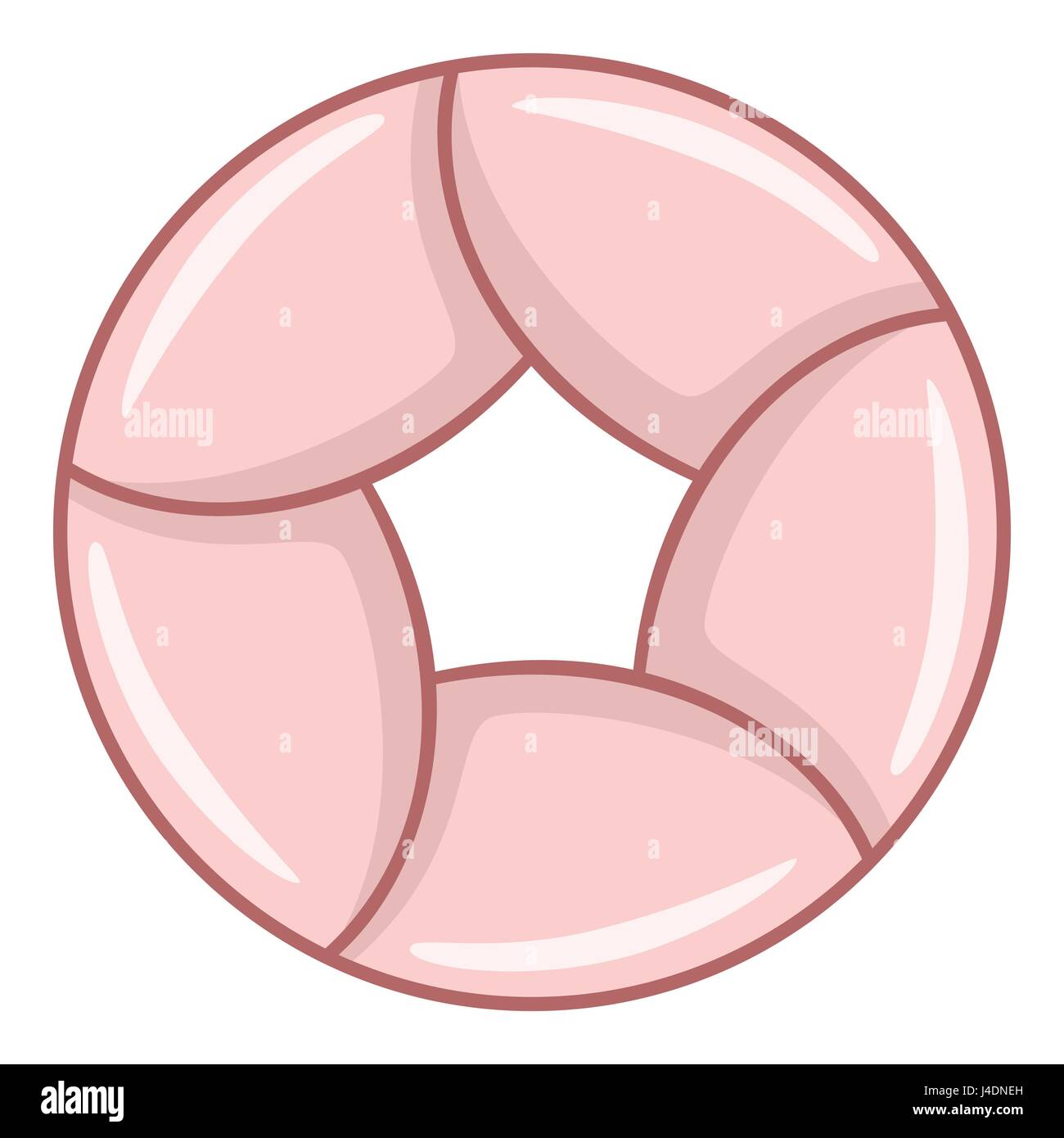Camera photo lens with shutter icon, cartoon style Stock Vector Image ...