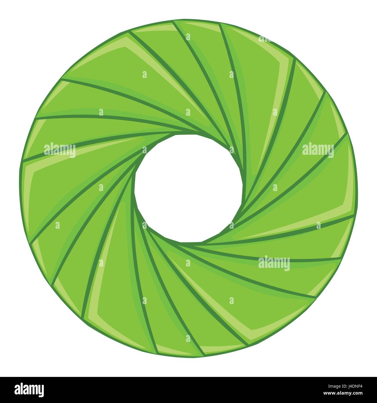 Green shutter icon, cartoon style Stock Vector Image & Art - Alamy