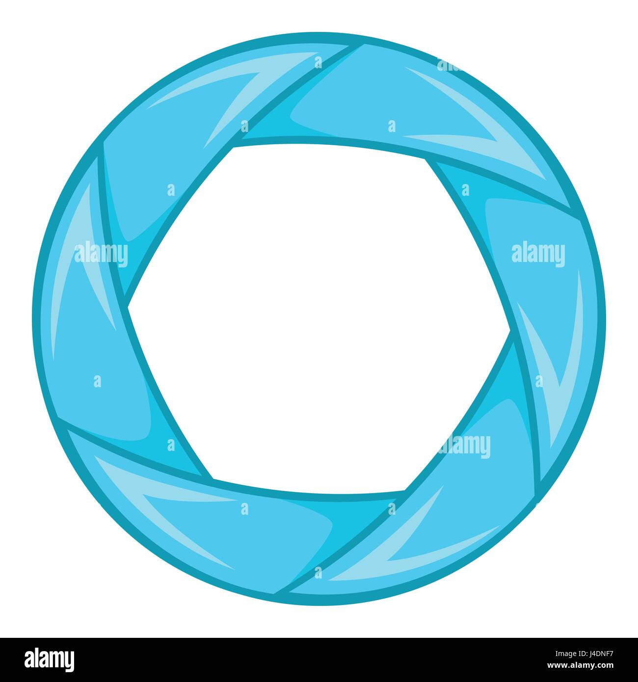 Blue shutter icon, cartoon style Stock Vector Image & Art - Alamy