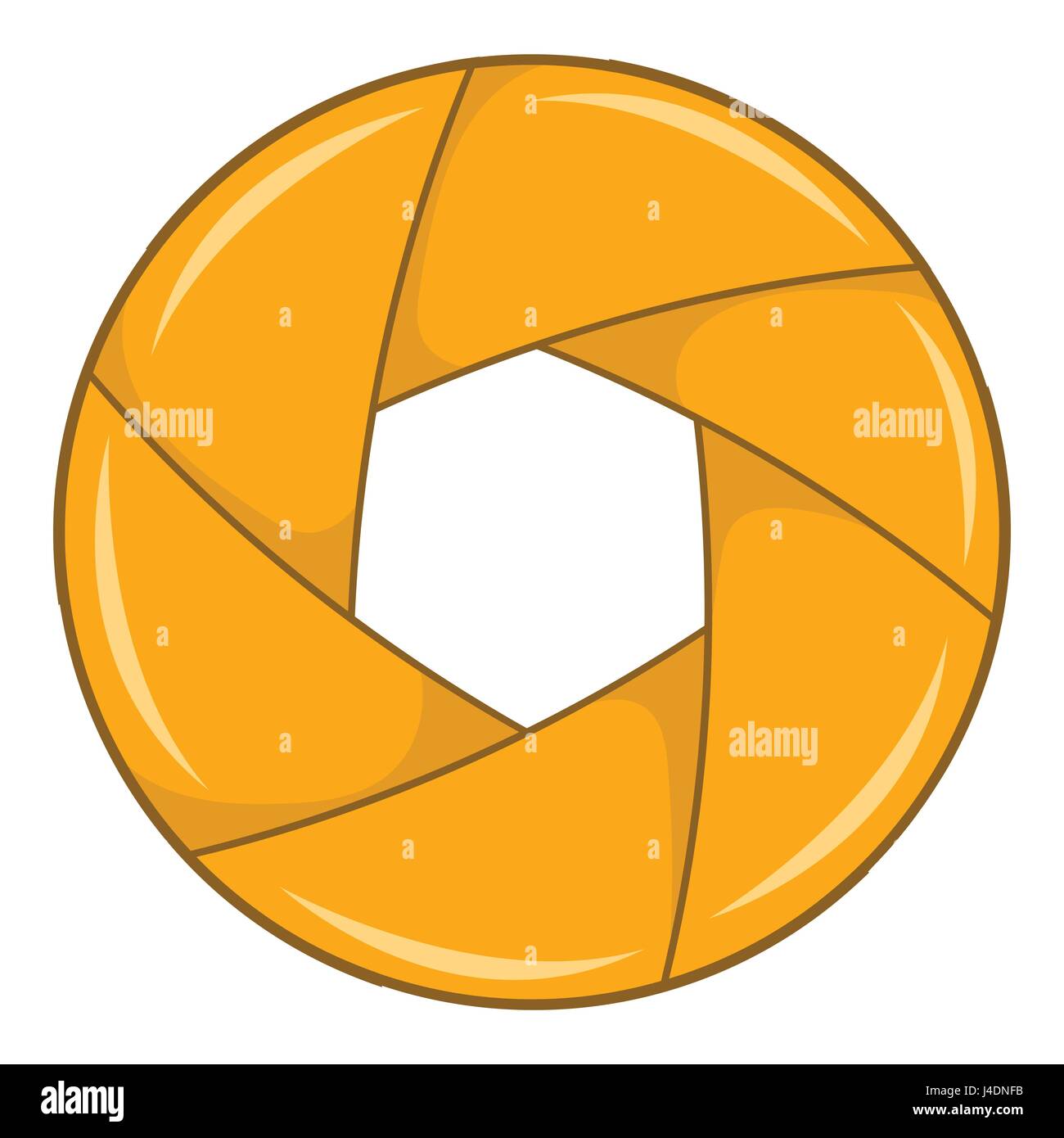 Yellow shutter icon, cartoon style Stock Vector Image & Art - Alamy