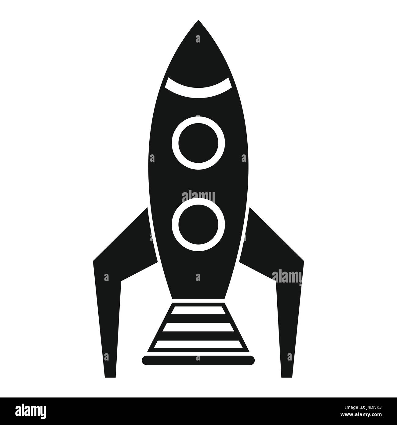 Space rocket icon, simple style Stock Vector Image & Art - Alamy