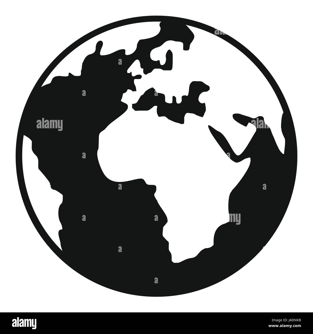 Earth globe icon, simple style Stock Vector Image & Art - Alamy