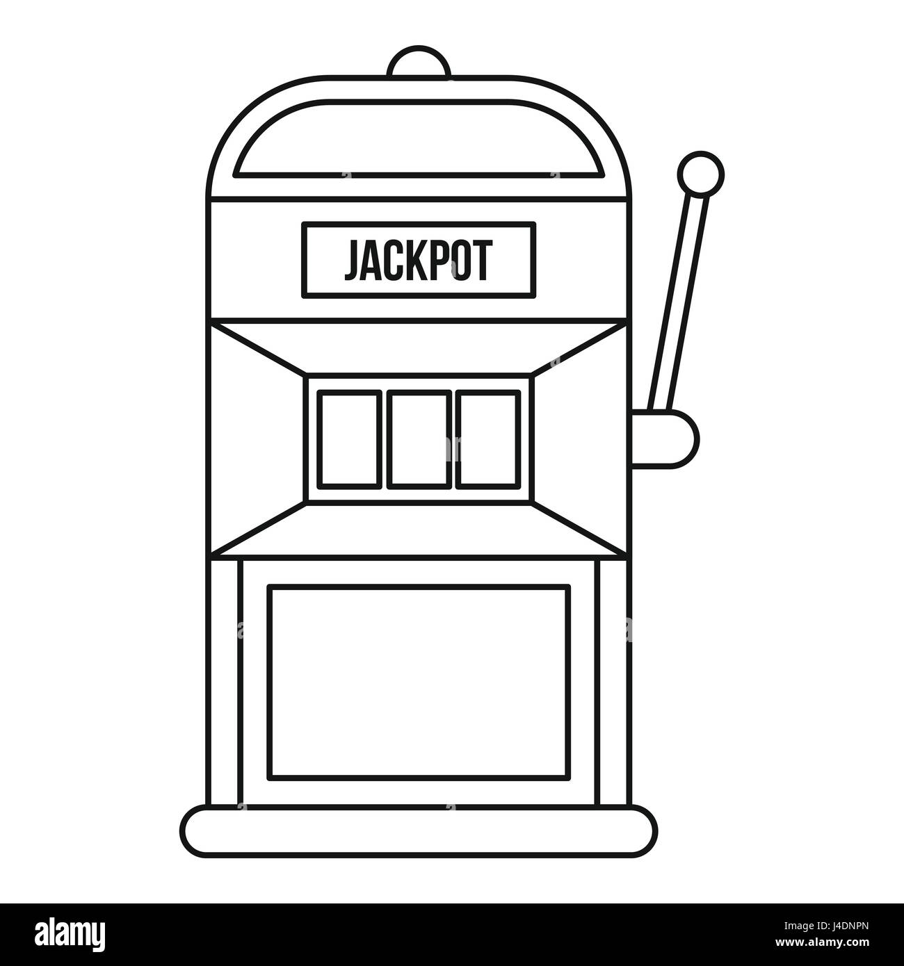Slot machine icon, outline style Stock Vector Image & Art - Alamy Slot machine icon, outline style Stock Vector Image & Art - Alamy