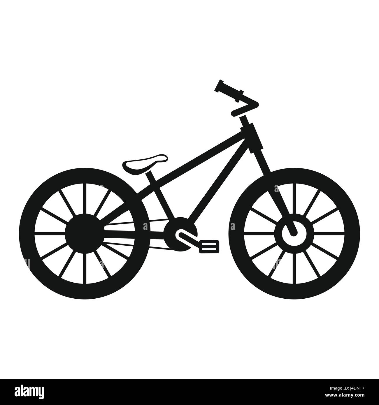 Bike icon, simple style Stock Vector Image & Art - Alamy