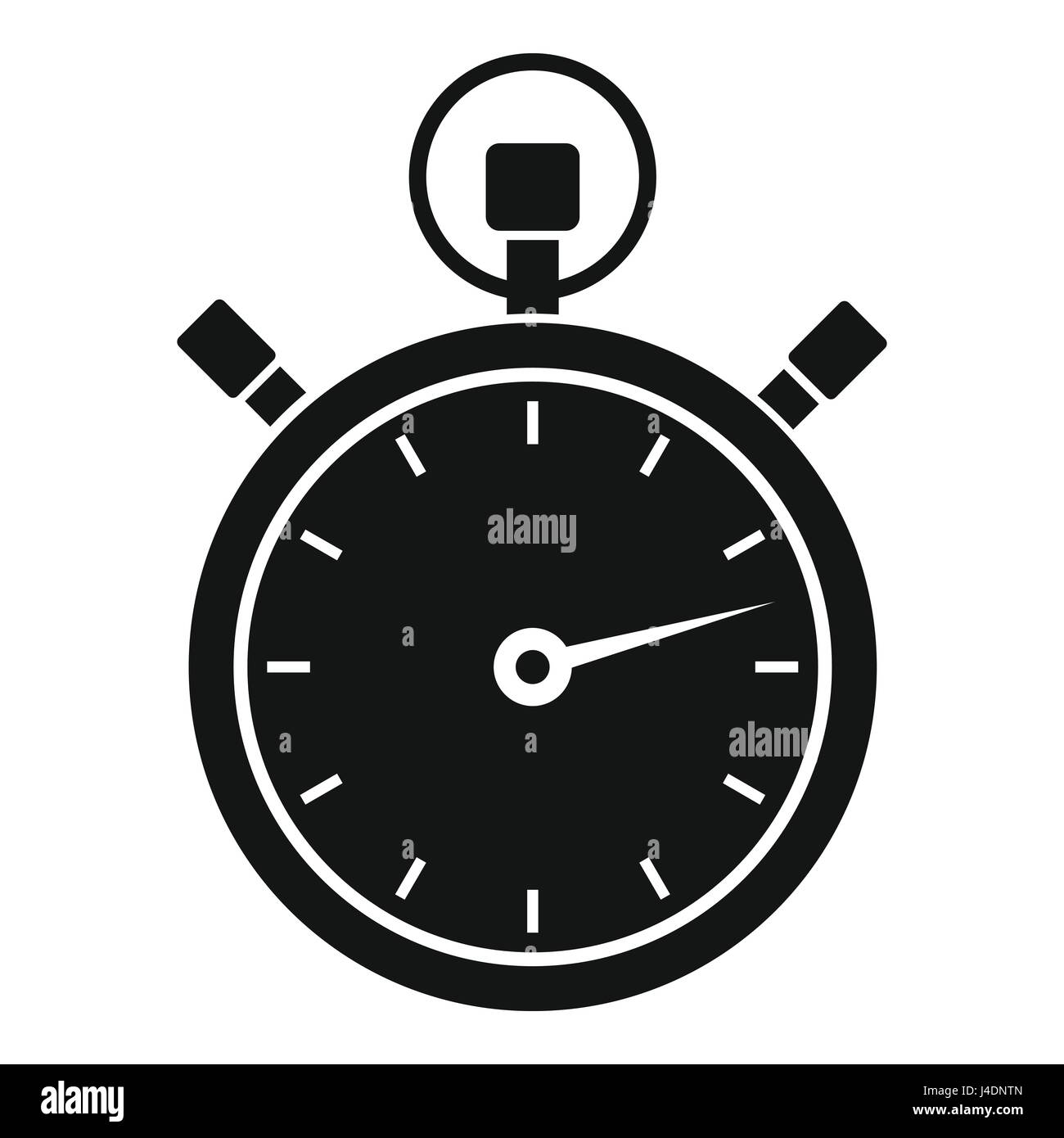 Stopwatch icon, simple style Stock Vector Image & Art - Alamy