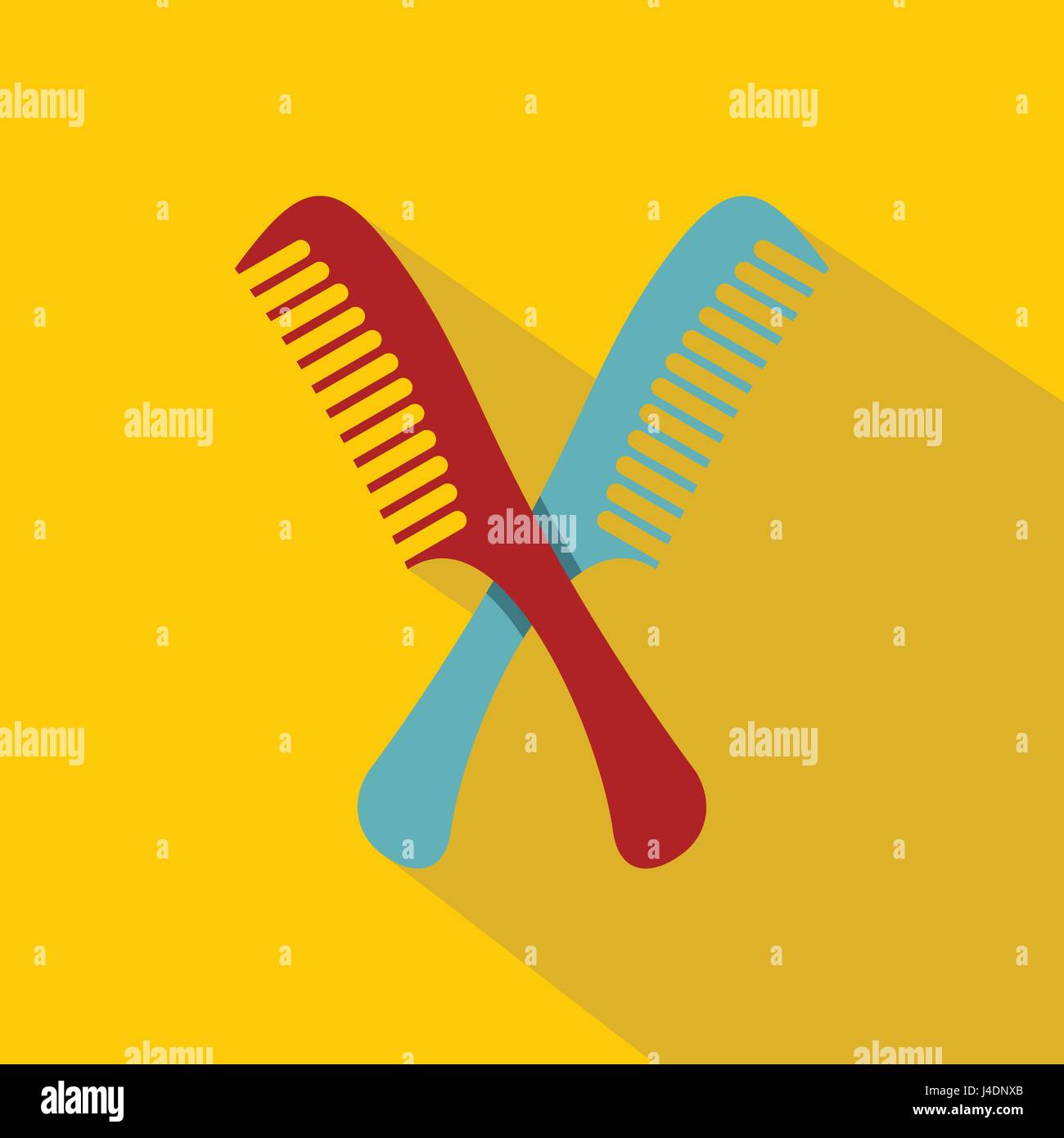 Combs for styling hair Stock Vector Images - Alamy