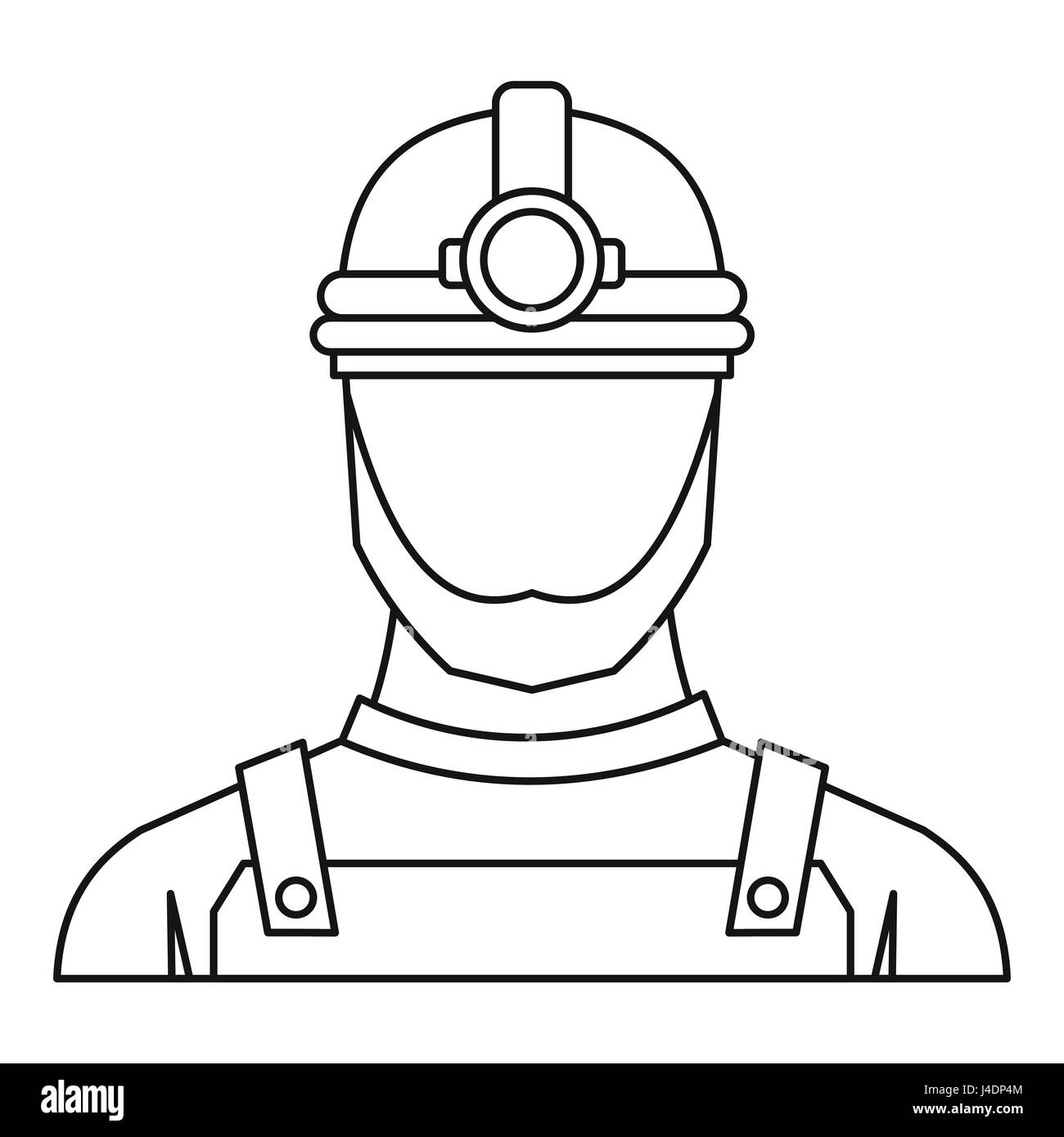 Old style miner Stock Vector Images - Alamy
