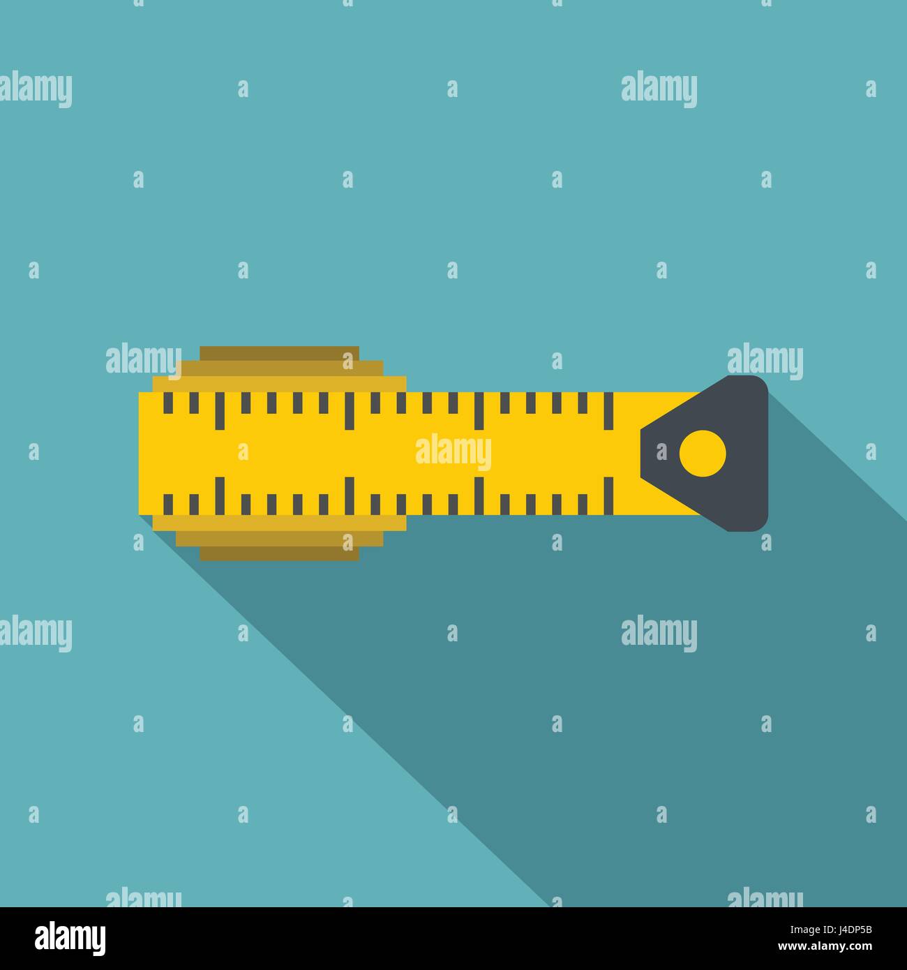 Measuring centimeter icon, flat style Stock Vector Image & Art - Alamy