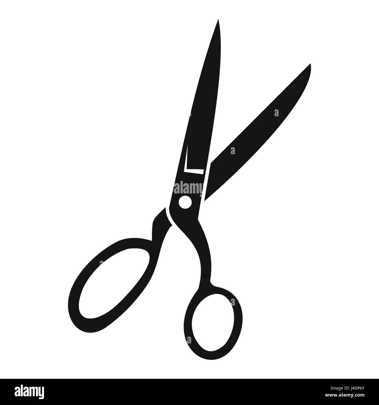 Sewing scissors icon, simple style Stock Vector Image & Art - Alamy