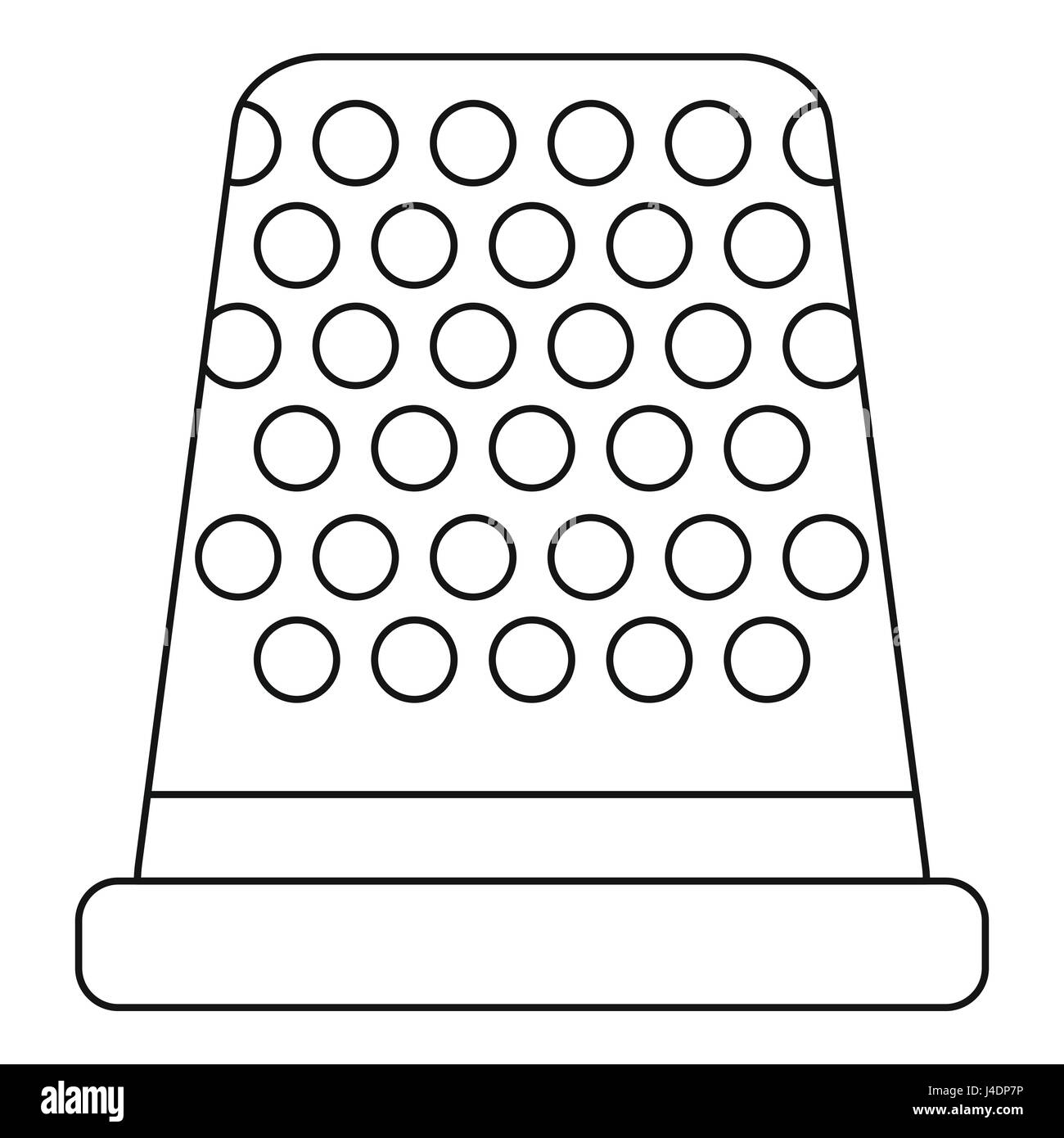 Thimble icon, outline style Stock Vector Image & Art - Alamy