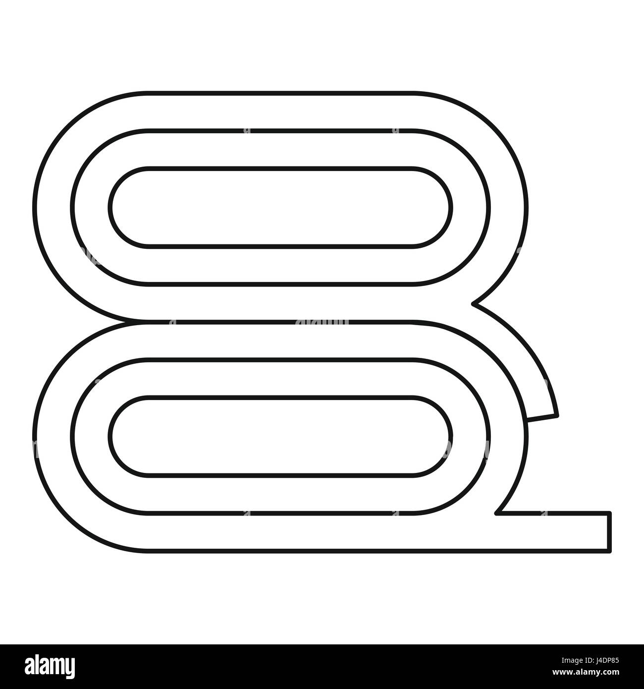 Thread reel icon fabric Cut Out Stock Images & Pictures - Alamy