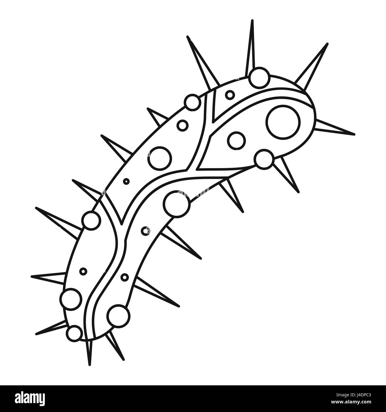 Virus icon, outline style Stock Vector Image & Art - Alamy