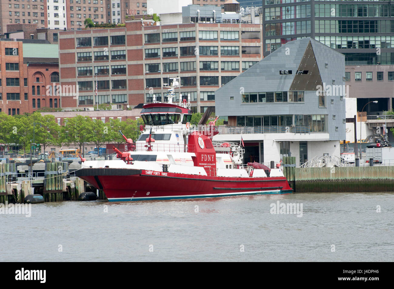The FDNY's fireboat Three Forty Three, was placed into service on Sept ...