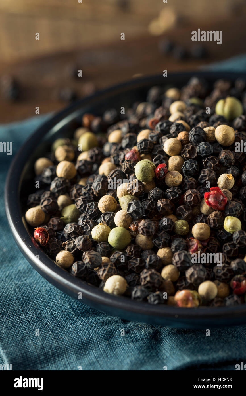 Raw Organic Mixed Peppercorns Ready to Use Stock Photo - Alamy