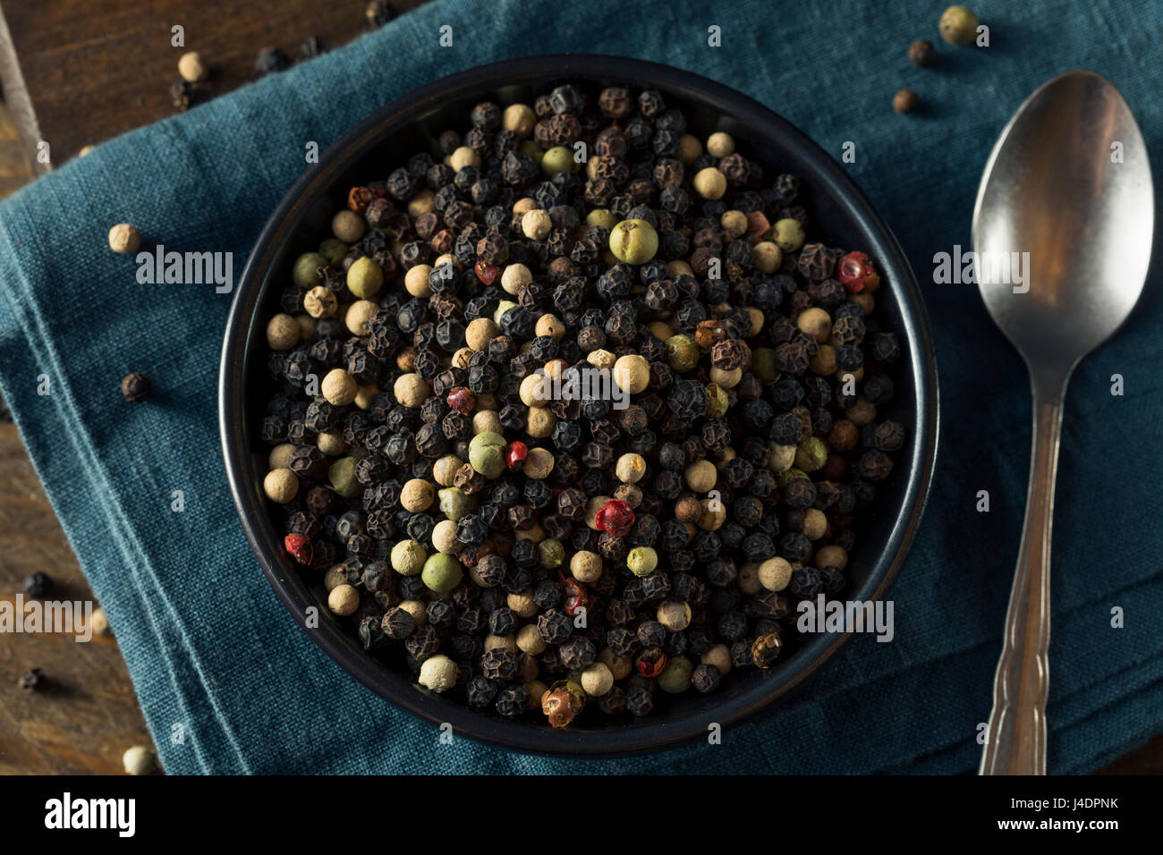 Raw Organic Mixed Peppercorns Ready to Use Stock Photo - Alamy