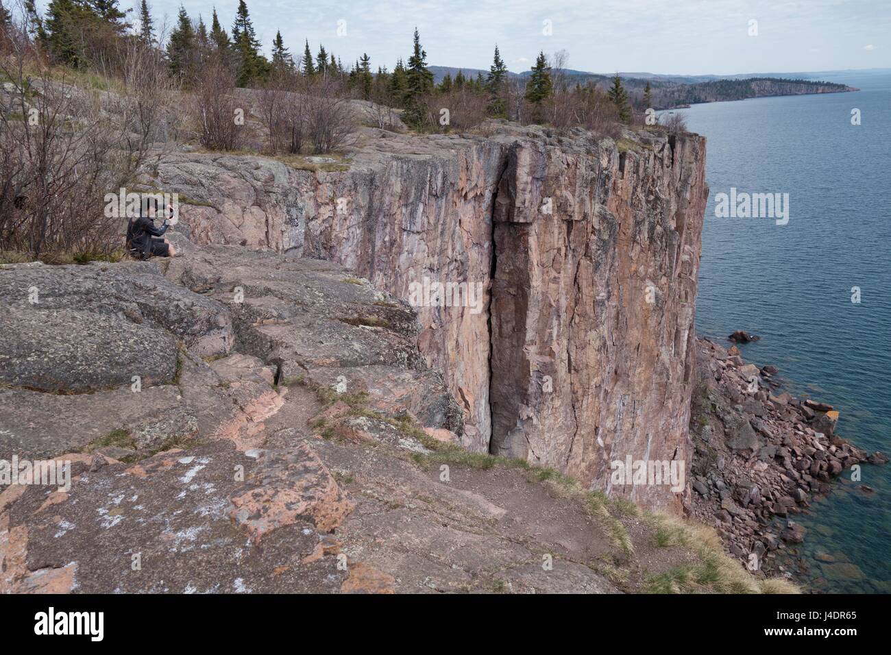 Palisade Head near Two Harbors, Minnesota, USA Stock Photo - Alamy