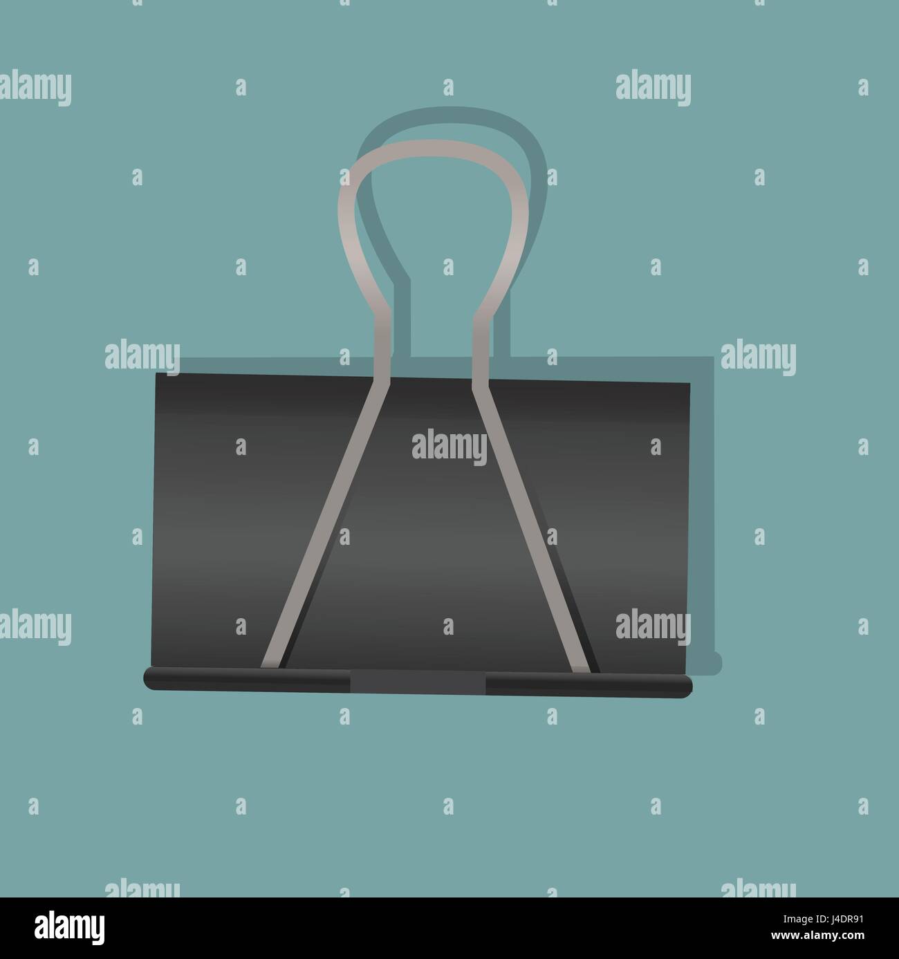 Paperclip stationery tool vector illustration Stock Vector Image & Art ...