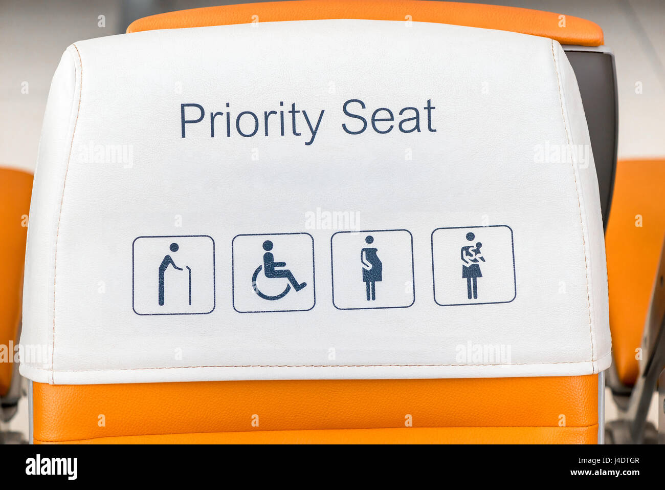 Priority seating public transport hi-res stock photography and images ...