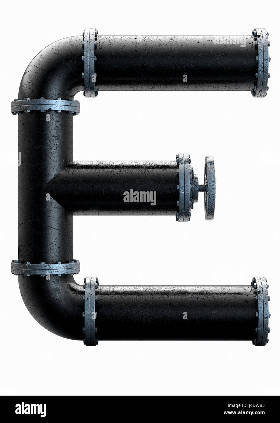 Concept letter made pvc pipe hi-res stock photography and images - Alamy