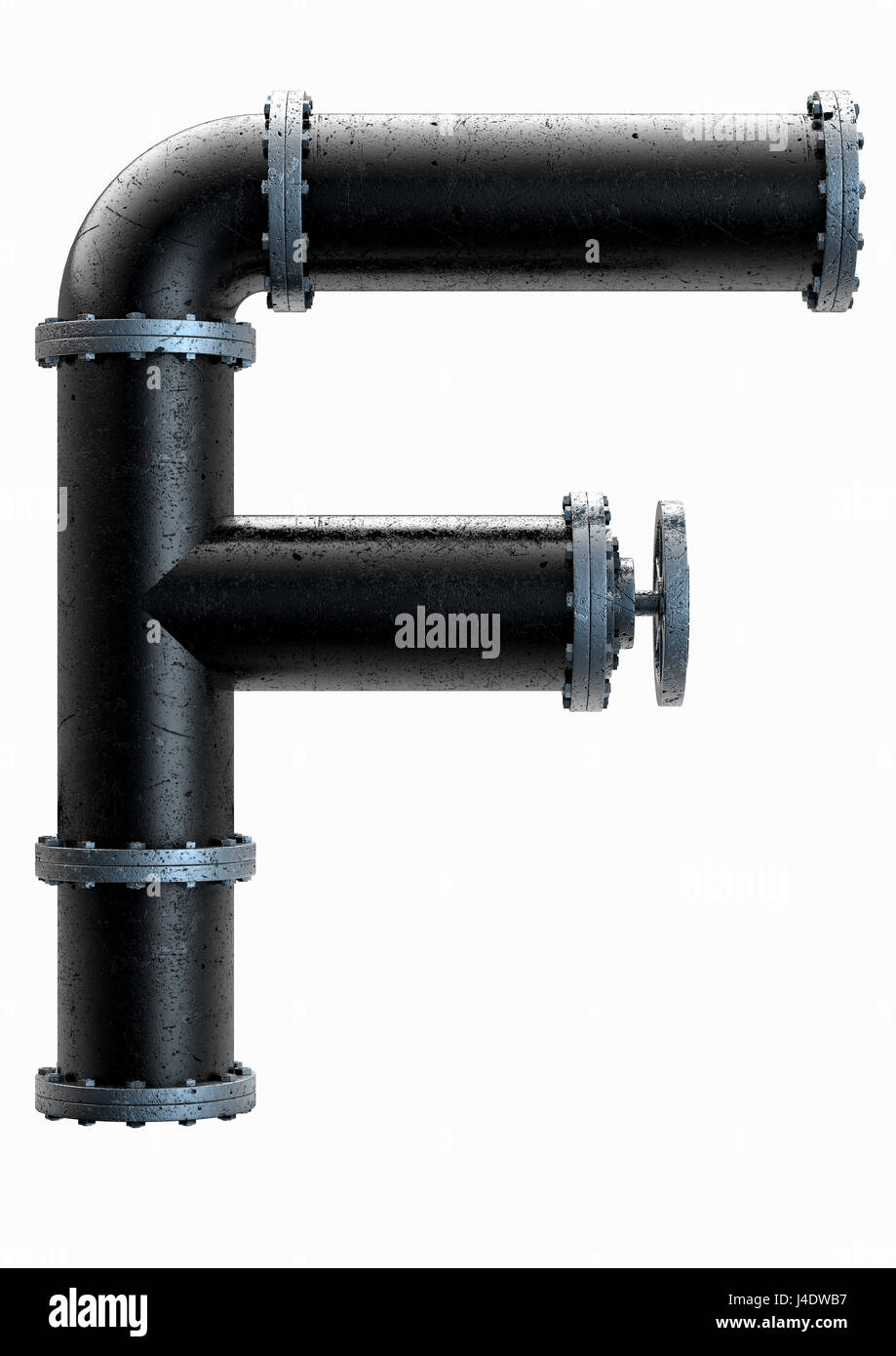 Concept letter made pvc pipe hi-res stock photography and images - Alamy