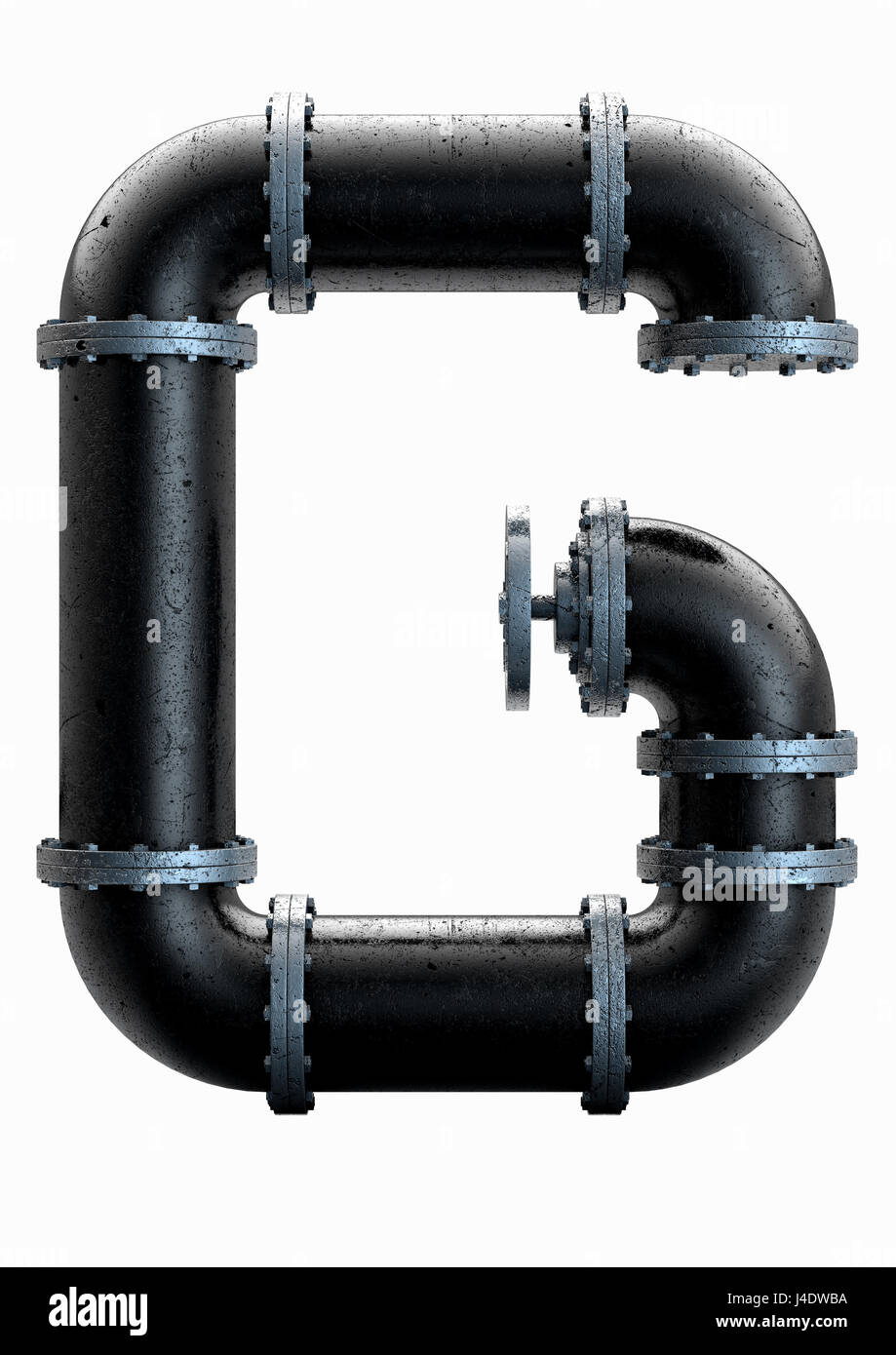 Concept letter made pvc pipe hi-res stock photography and images - Alamy