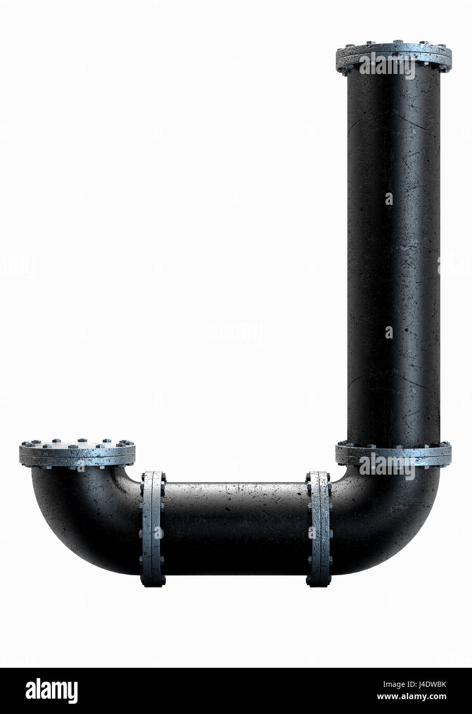Industrial metal pipe alphabet letter hi-res stock photography and ...