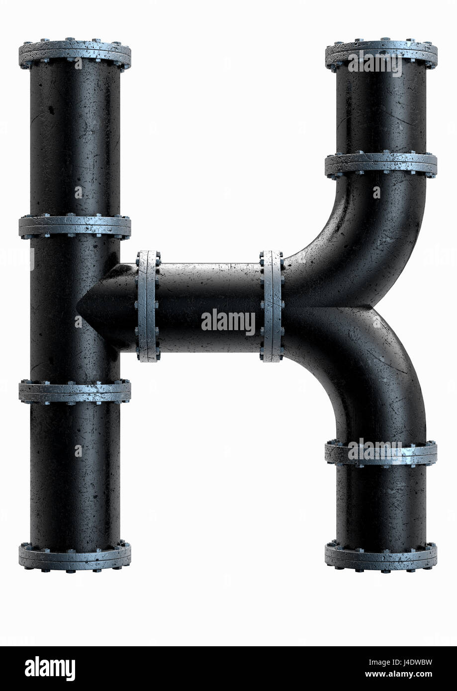 Concept letter made pvc pipe hi-res stock photography and images - Alamy