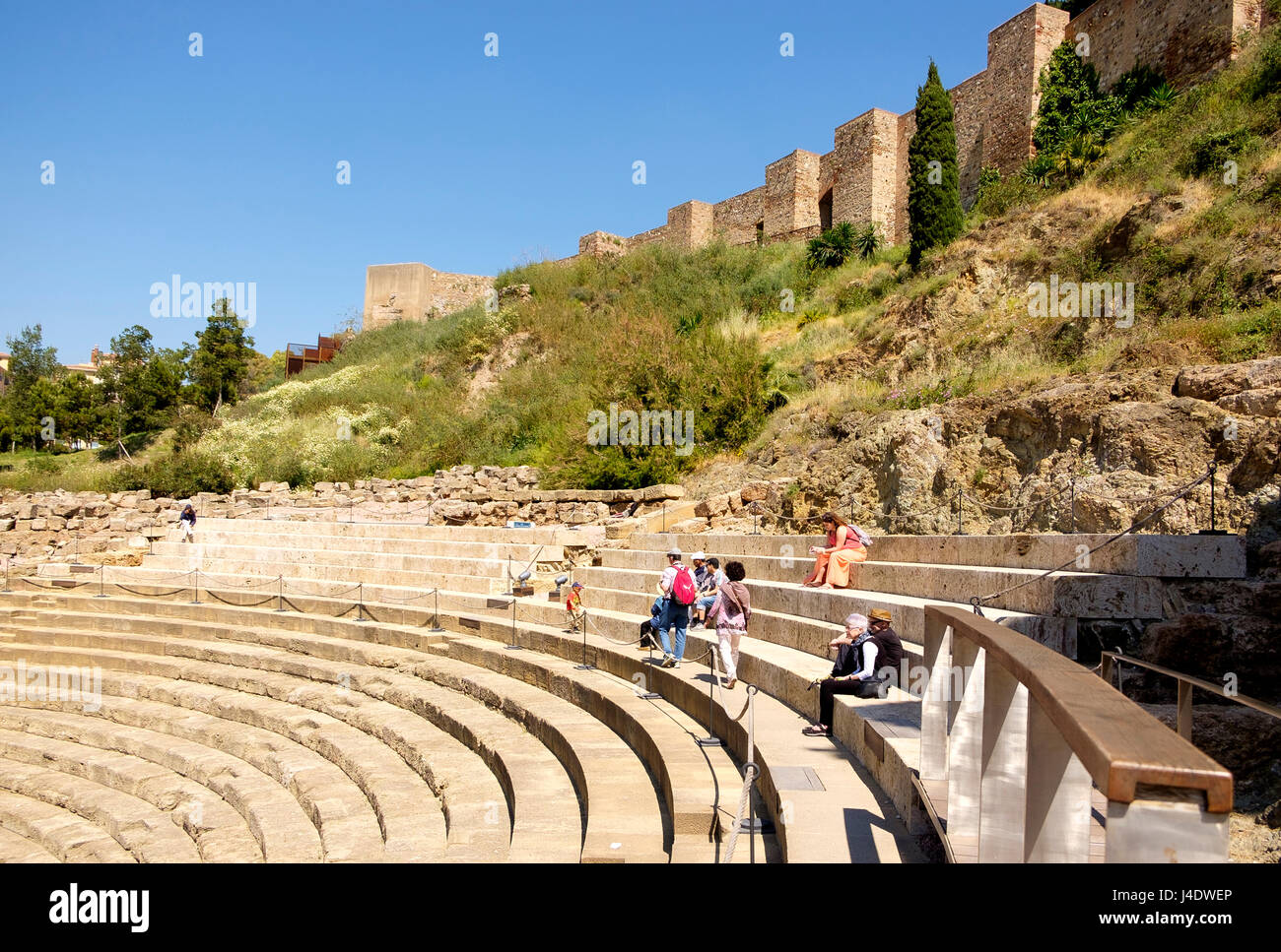 The Teatro Romano, the remains of the ancient Roman Amphitheatre, is ...