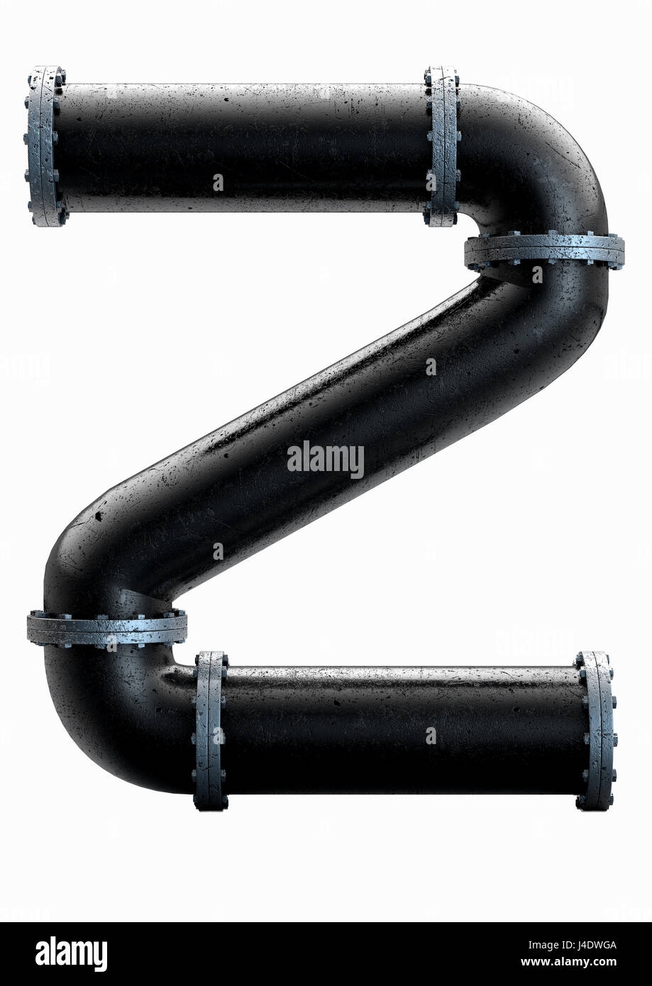 Concept letter made pvc pipe hi-res stock photography and images - Alamy