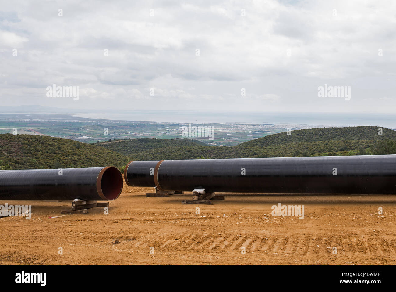 Construction gas pipeline trans hi-res stock photography and images - Alamy