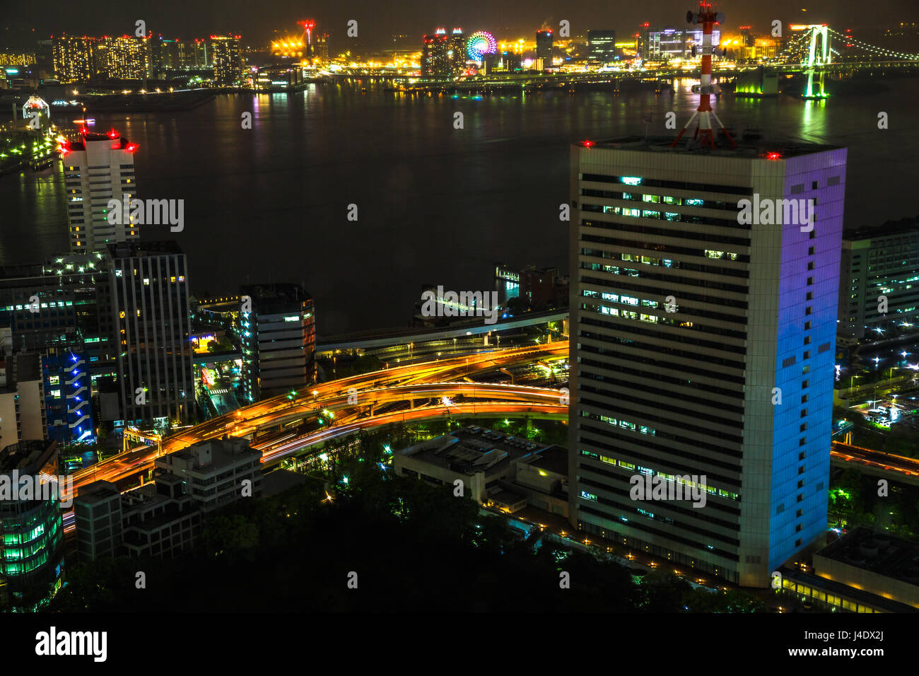 Tokyo Bay area skyline Stock Photo - Alamy