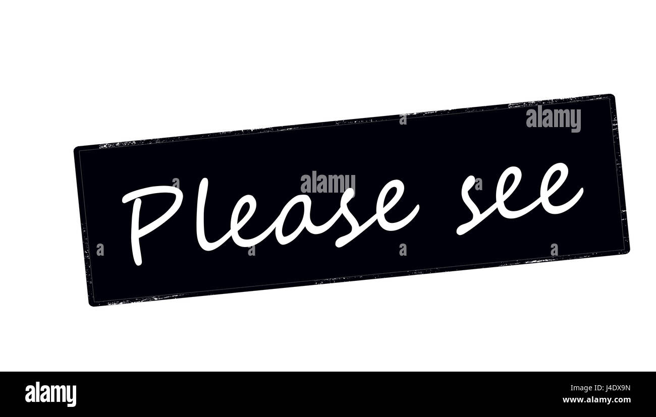 Stamp with text please see inside, vector illustration Stock Photo - Alamy