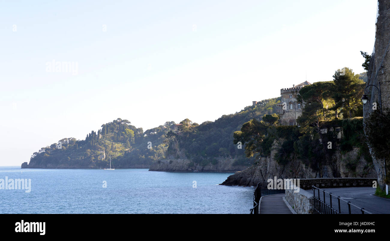 Paraggi castle, villa Bonomi Bolchini, Portofino, Paraggi, Santa ...