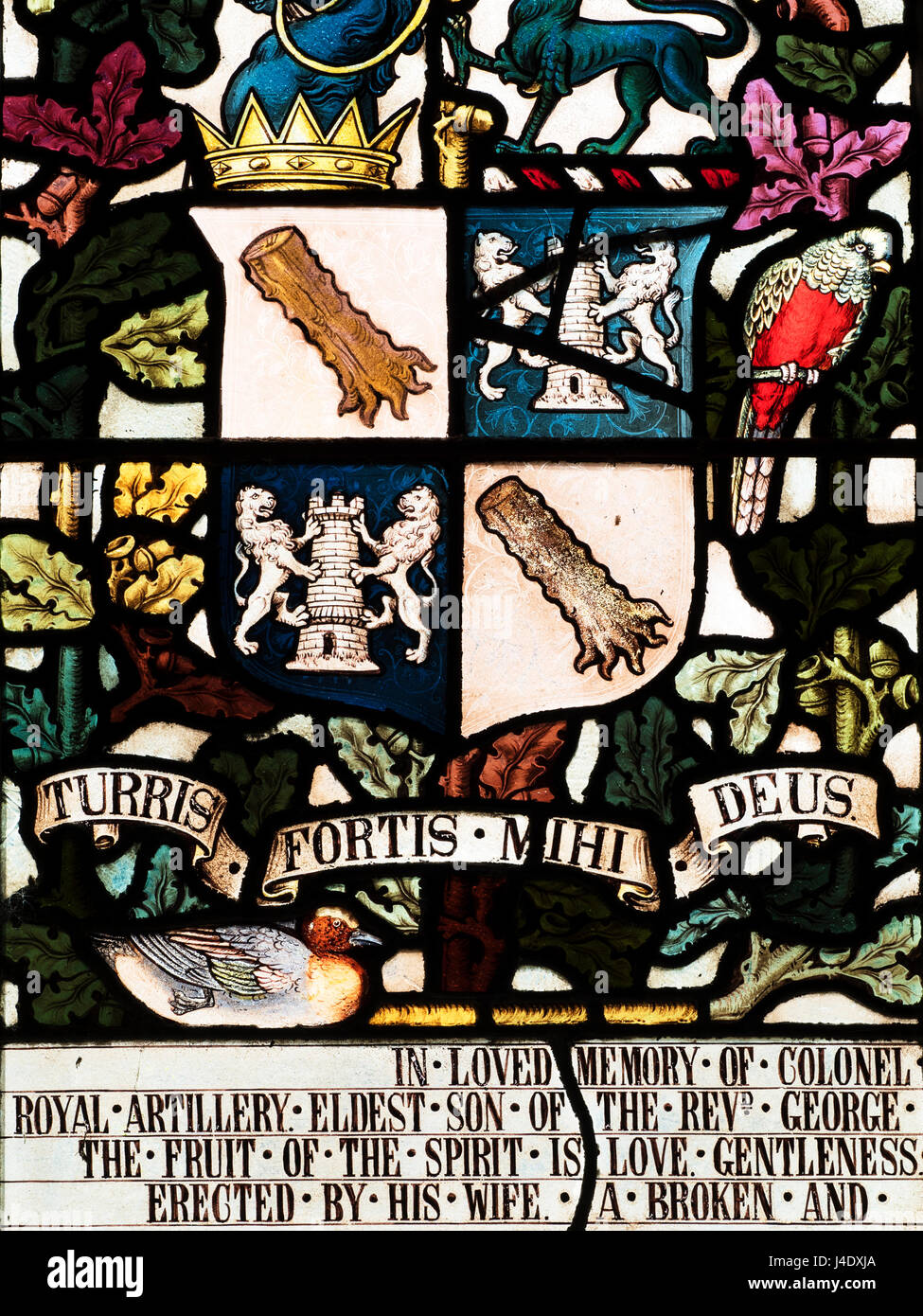 Turris fortis mihi deus hi-res stock photography and images - Alamy