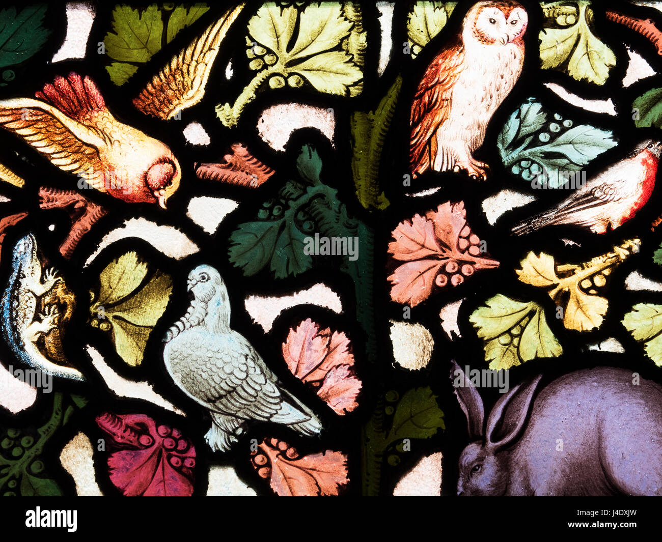 Stained Glass Window Depicting St High Resolution Stock Photography and ...