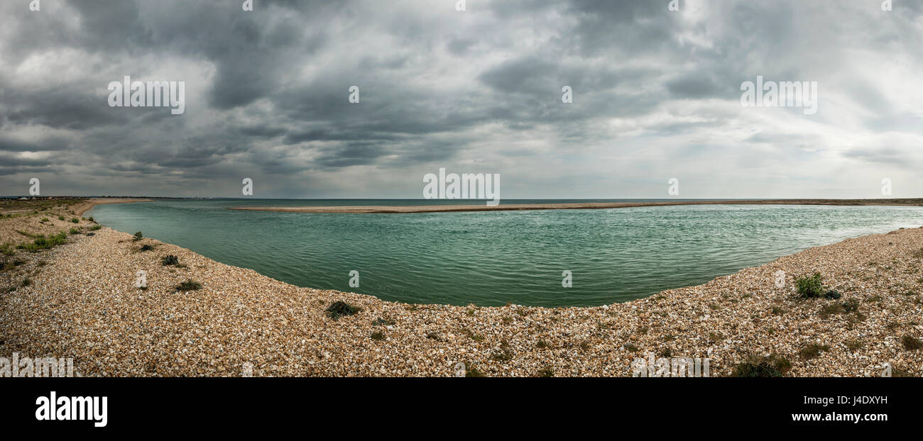 Pagham harbour nature reserve at low tide hi-res stock photography and ...
