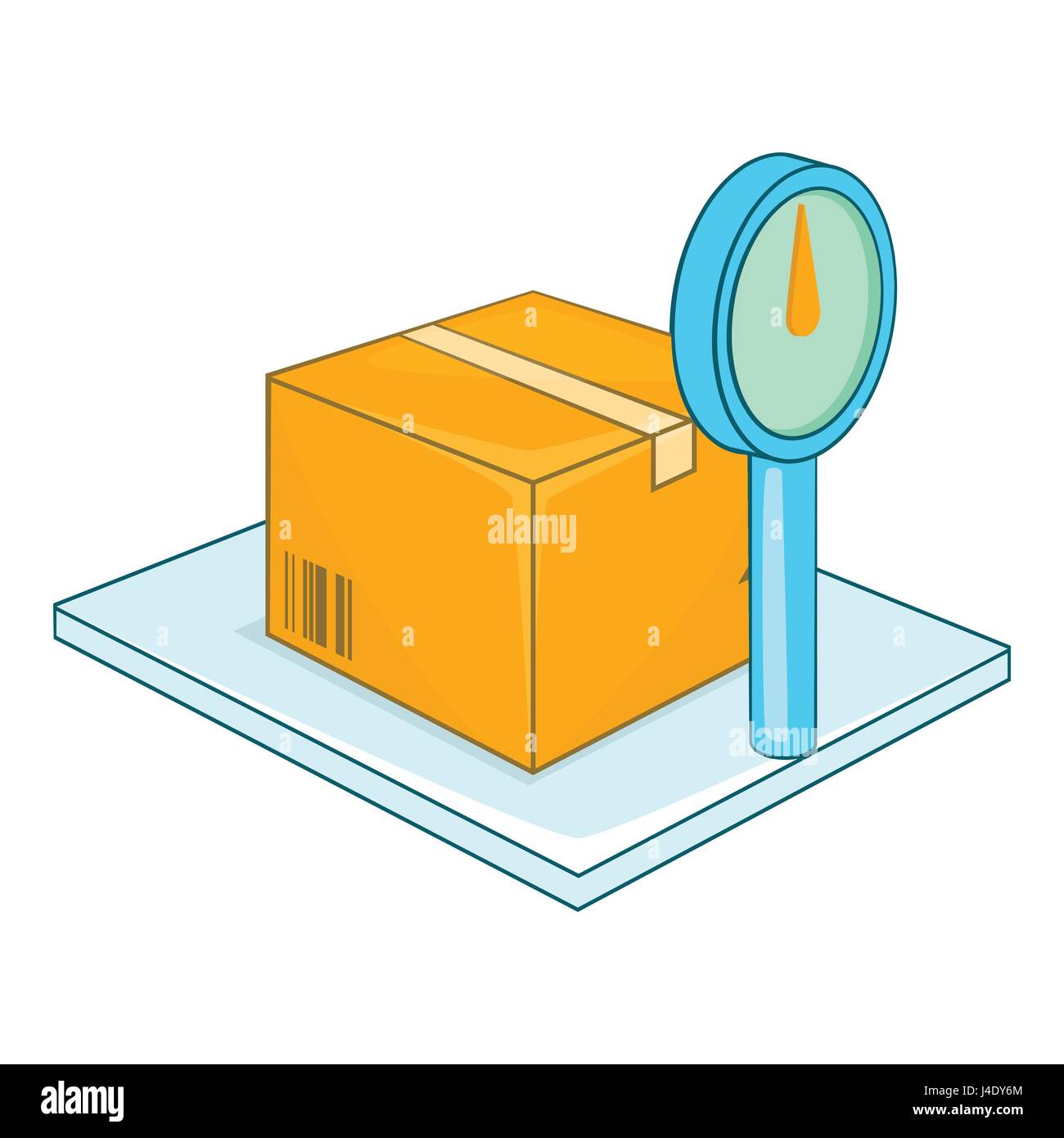 Scales for weighing goods icon, cartoon style Stock Vector Image & Art ...