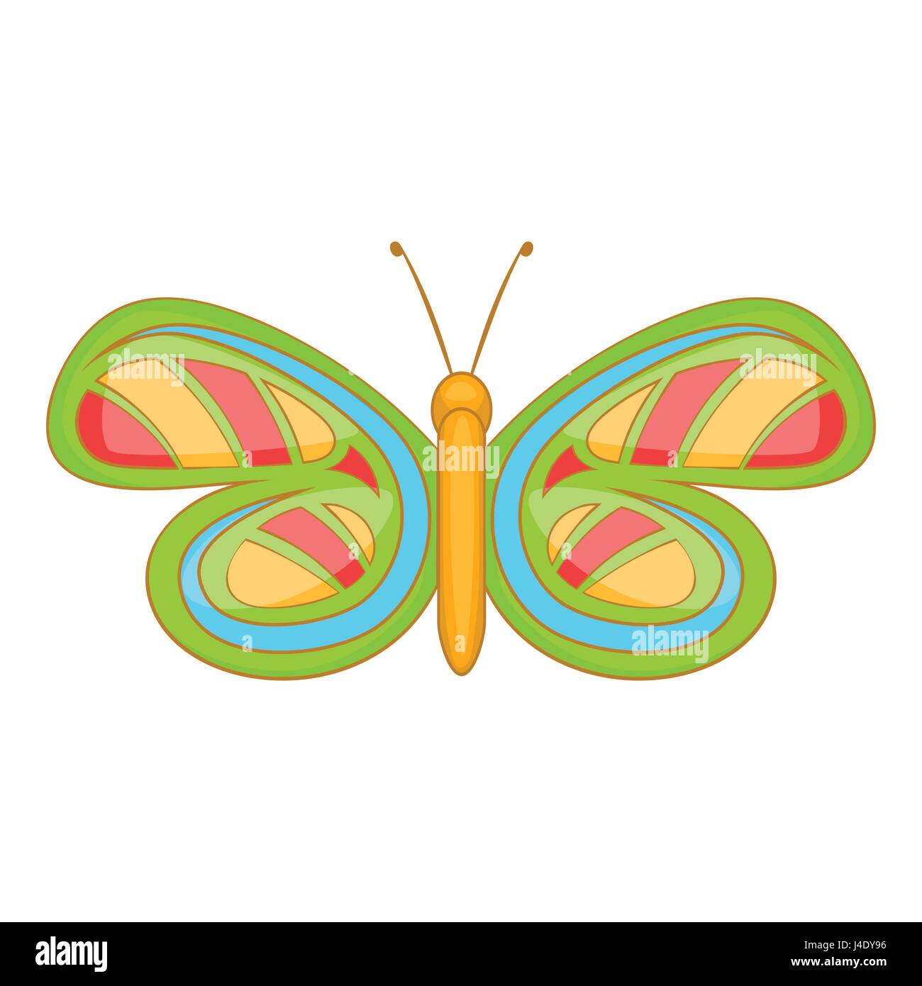 Little butterfly icon, cartoon style Stock Vector Image & Art - Alamy
