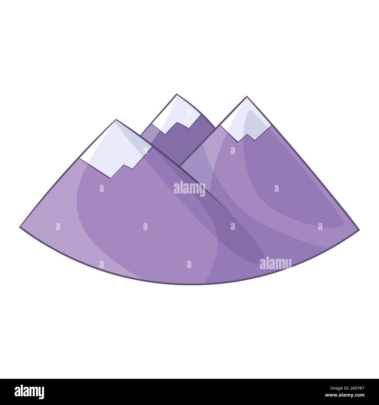 Alps mountain icon, cartoon style Stock Vector Image & Art - Alamy