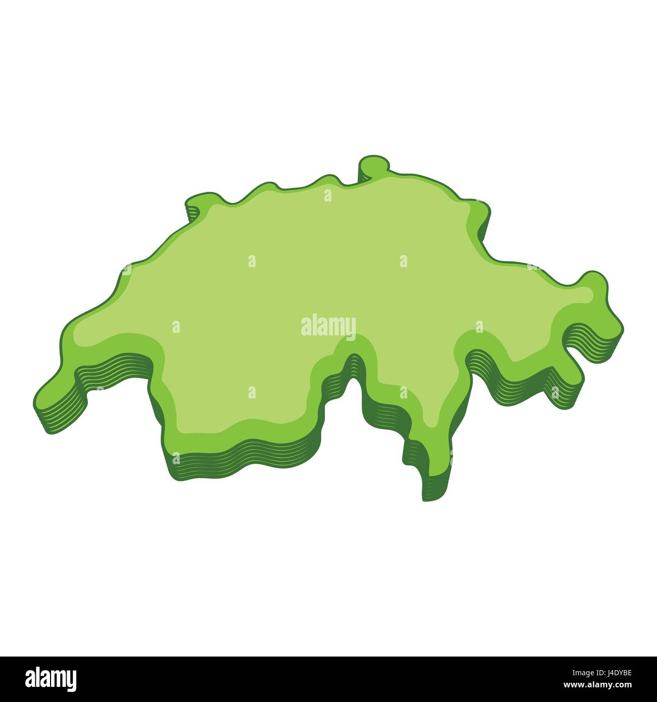Map of Switzerland icon, cartoon style Stock Vector Image & Art - Alamy