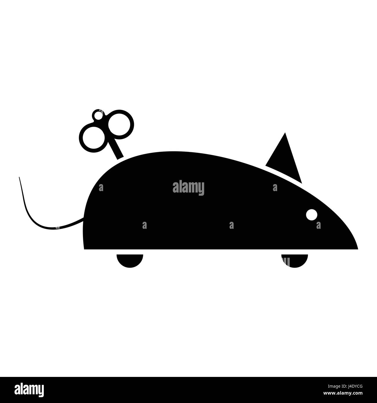 Clockwork mouse icon, simple style Stock Vector Image & Art - Alamy