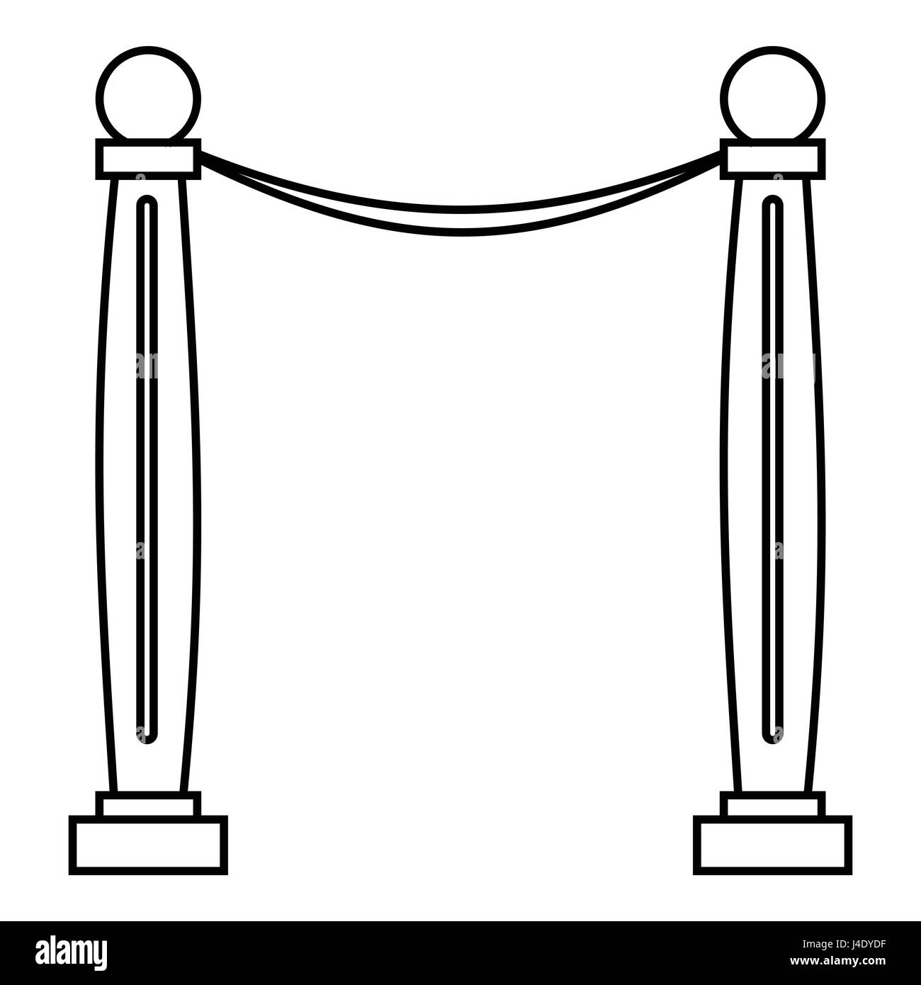 Stone entrance pillars Cut Out Stock Images & Pictures - Alamy